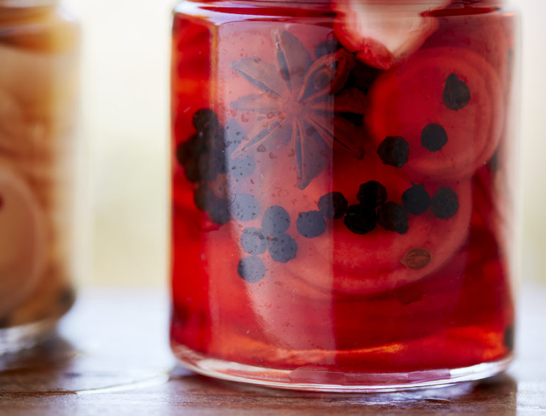 Red Wine Vinegar Pickles with Star Anise and Bay Leaves Recipe | goop