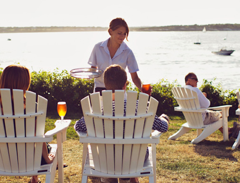 The Lawn Terrace at Castle Hill Inn - goop