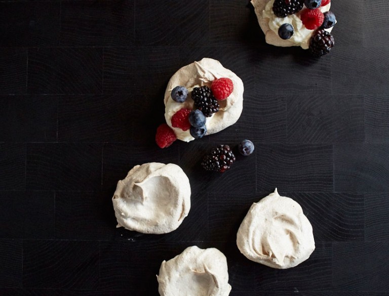 Mini Chocolate Pavlovas Recipe | goop