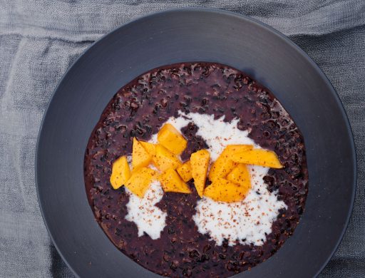 Black Rice Pudding with Coconut Milk and Mango Recipe - goop