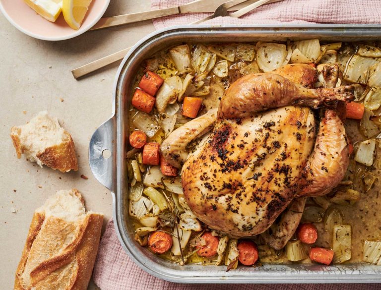 Mediterranean Roast Chicken with Oregano and Garlic Recipe | goop