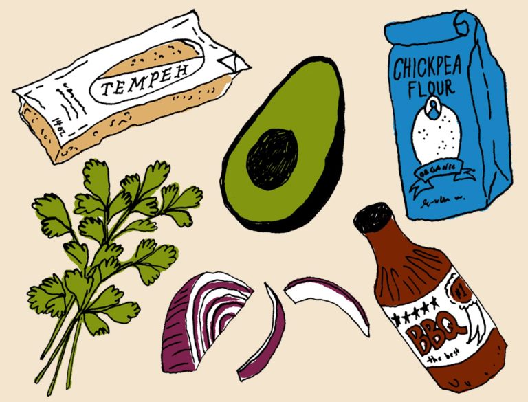 Socca with BBQ Tempeh Recipe - goop