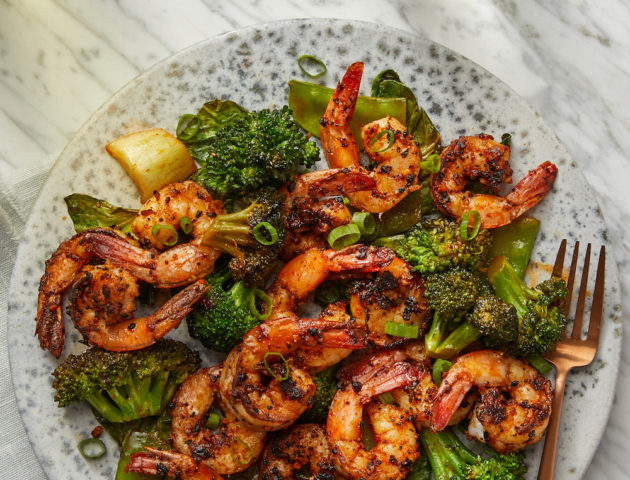 Shrimp Stir-Fry with Snow Peas and Broccoli Recipe | goop