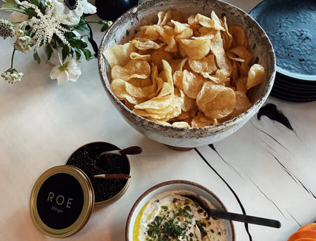 Caviar Chips and Dip Recipe - goop